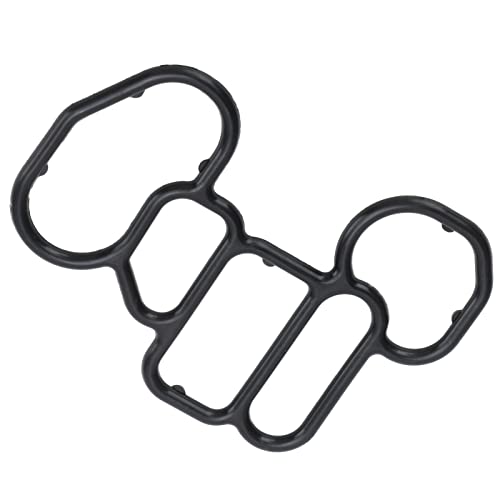 Engine Part, Oil Filter Housing Gasket Black Rubber Flexible Antiaging Wearproof 15302‑RDV‑J00 for Car