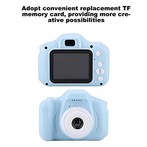 X2 Mini Portable 2.0 inch IPS Color Screen Children's Digital Camera 1080P Kid Camera X2 Mini Portable Toy Camera HD 1080P Camera (Blue)