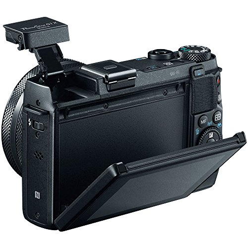 Canon PowerShot G1 X Mark II Digital Camera (9167B001), 64GB Memory Card, Card Reader, HDMI Cable, Case, Flex Tripod, Hand Strap, Cap Keeper, Memory Wallet, Cleaning Kit (Renewed)