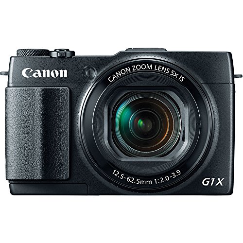 Canon PowerShot G1 X Mark II Digital Camera (9167B001), 64GB Memory Card, Card Reader, HDMI Cable, Case, Flex Tripod, Hand Strap, Cap Keeper, Memory Wallet, Cleaning Kit (Renewed)