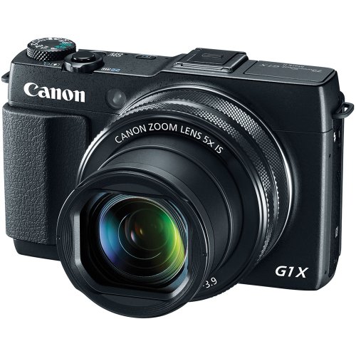 Canon PowerShot G1 X Mark II Digital Camera (9167B001), 64GB Memory Card, Card Reader, HDMI Cable, Case, Flex Tripod, Hand Strap, Cap Keeper, Memory Wallet, Cleaning Kit (Renewed)