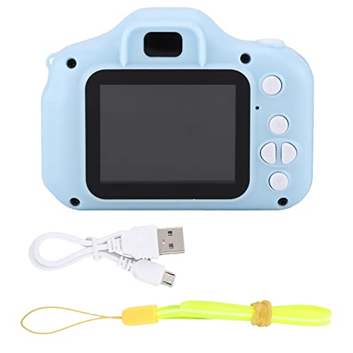 X2 Mini Portable 2.0 inch IPS Color Screen Children's Digital Camera 1080P Kid Camera X2 Mini Portable Toy Camera HD 1080P Camera (Blue)