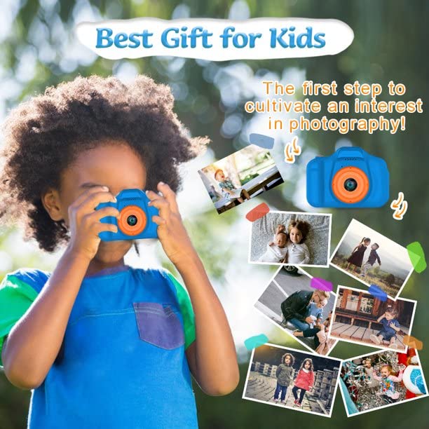 EQUITARE Digital Camera for Kids, 2.0 Inch 1080P HD Rechargeable Electronic Mini Cute Camera for Students, Teens, Kids, Portable Cameras Christmas Birthday Gift