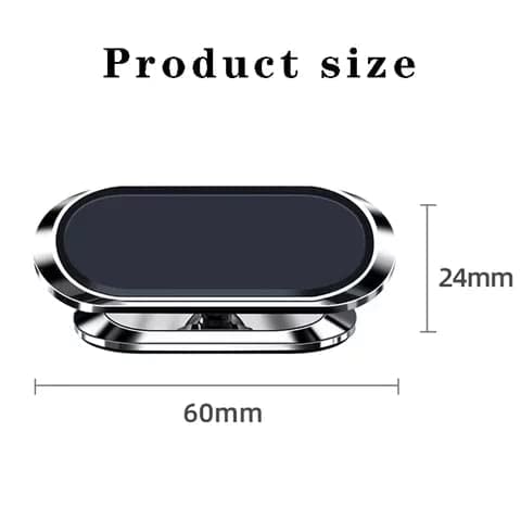 Powerful Magnetic Car Mount Aluminum Alloy 360 Degree Rotatable Car Phone Holder