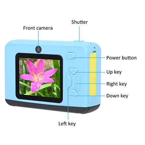 Children Digital 2 inch IPS Display Video Recording Camera Children Portable 20MP HD Children Digital Camera Toy Gift for Children Kid Camera(Blue)