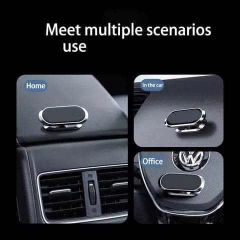 Powerful Magnetic Car Mount Aluminum Alloy 360 Degree Rotatable Car Phone Holder