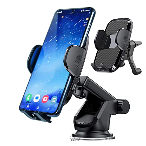 Mariety Universal Phone Mount for Car - 4-in-1 for Dashboard - Windshield - Air Vent β Desk - Car Phone Holder Mount - Cell Phone Holder Car - Car Phone Mount