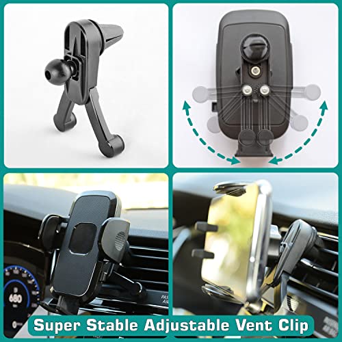 Mariety Universal Phone Mount for Car - 4-in-1 for Dashboard - Windshield - Air Vent β Desk - Car Phone Holder Mount - Cell Phone Holder Car - Car Phone Mount