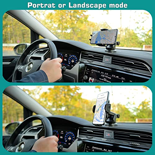 Mariety Universal Phone Mount for Car - 4-in-1 for Dashboard - Windshield - Air Vent β Desk - Car Phone Holder Mount - Cell Phone Holder Car - Car Phone Mount