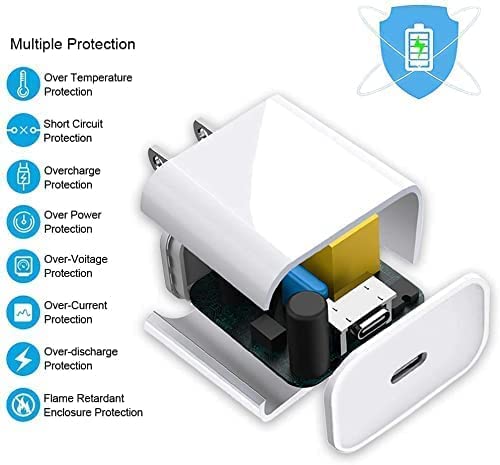 iPhone 14 Charger Block,20W USB C Power Delivery Charger, iPhone 13 Charger iPhone Fast Charger Wall Type C Charger Adapter Compatible iPhone 14/14 Plus/14 Pro/14 Pro Max/13 Pro Max/SE,iPad Mini/Pro