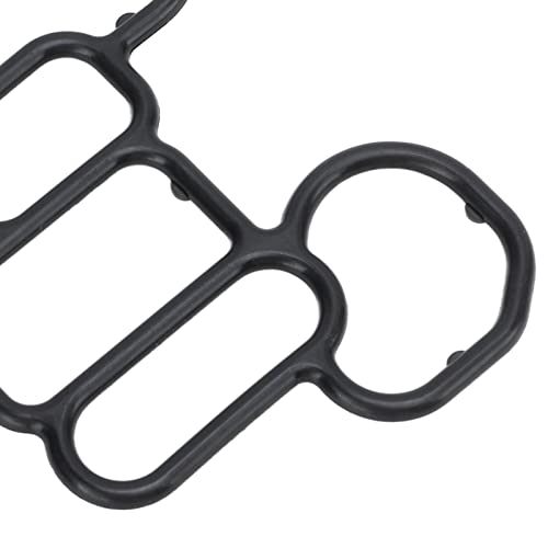 Oil Filter Housing Gasket, Rubber 15302‑RDV‑J00 Durable Heat Resistant Black Flexible Antiaging Engine Part for Auto