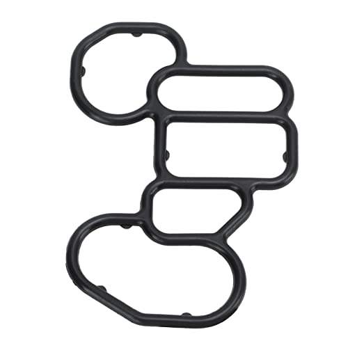 Oil Filter Housing Gasket, Rubber 15302‑RDV‑J00 Durable Heat Resistant Black Flexible Antiaging Engine Part for Auto