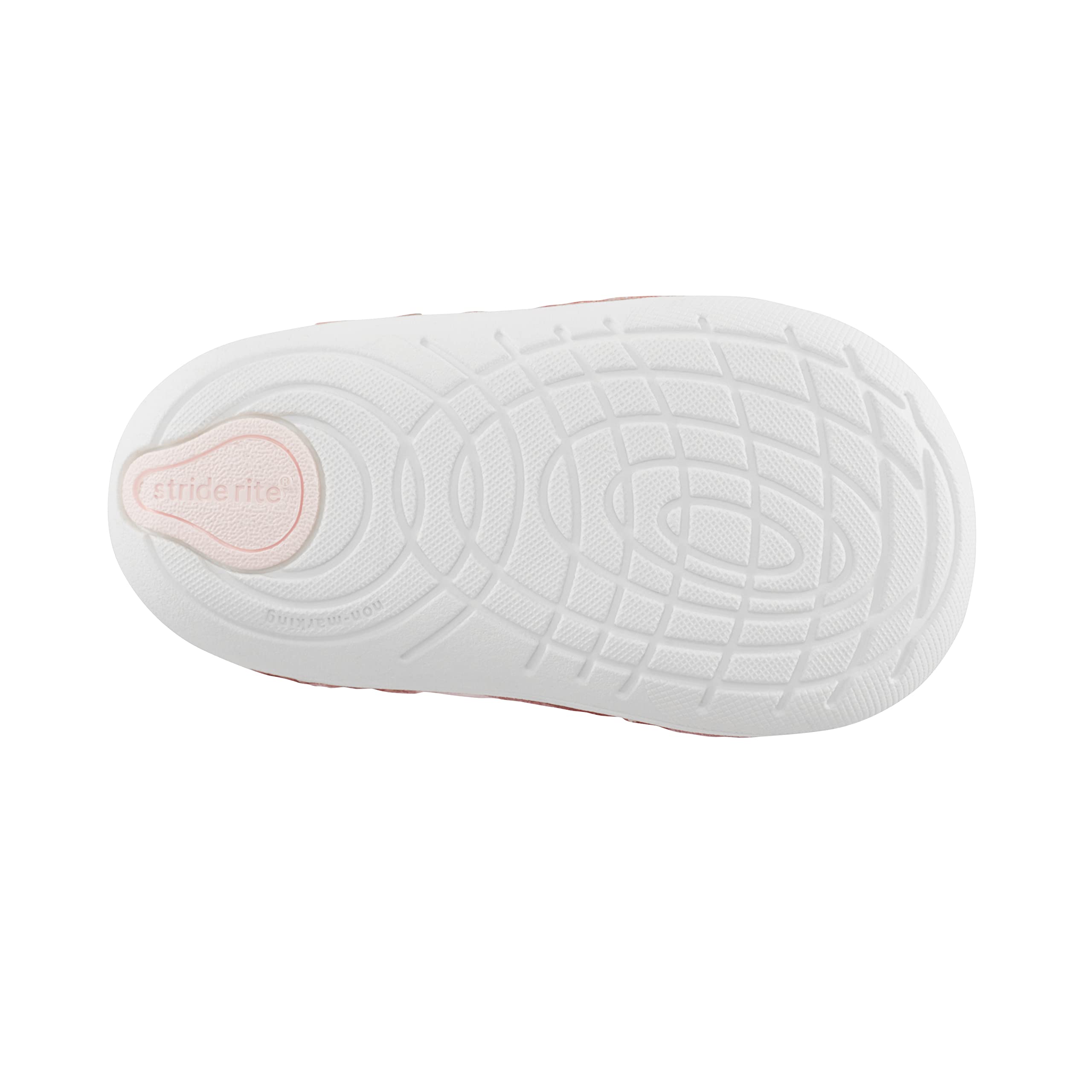 Stride Rite Baby Girls Soft Motion Kiki 2.0 First Walker Shoe, Light Pink, 3 Infant