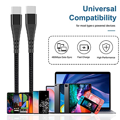 Super Fast Charger Type C, 25W USB C Wall Charger Block with -10FT- Nylon Braided Type C Cable for Samsung Galaxy S22 Ultra/S22/Z Fold 4/Z Flip 4/S22+/S21/S20 Ultra/S10+/S9/Note 20 Ultra/Note10/A53