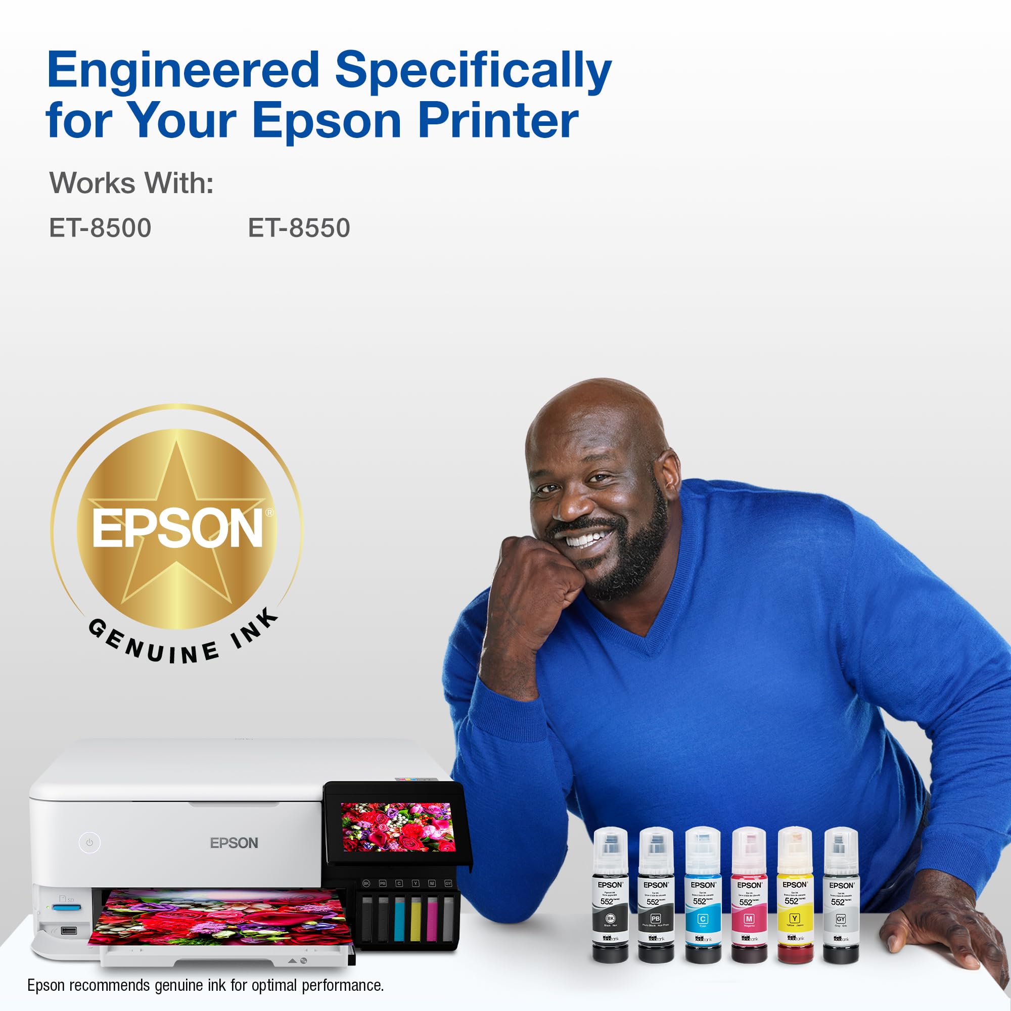Epson Claria ET Premium T552120 High Capacity Bottle Ink - Photo Black