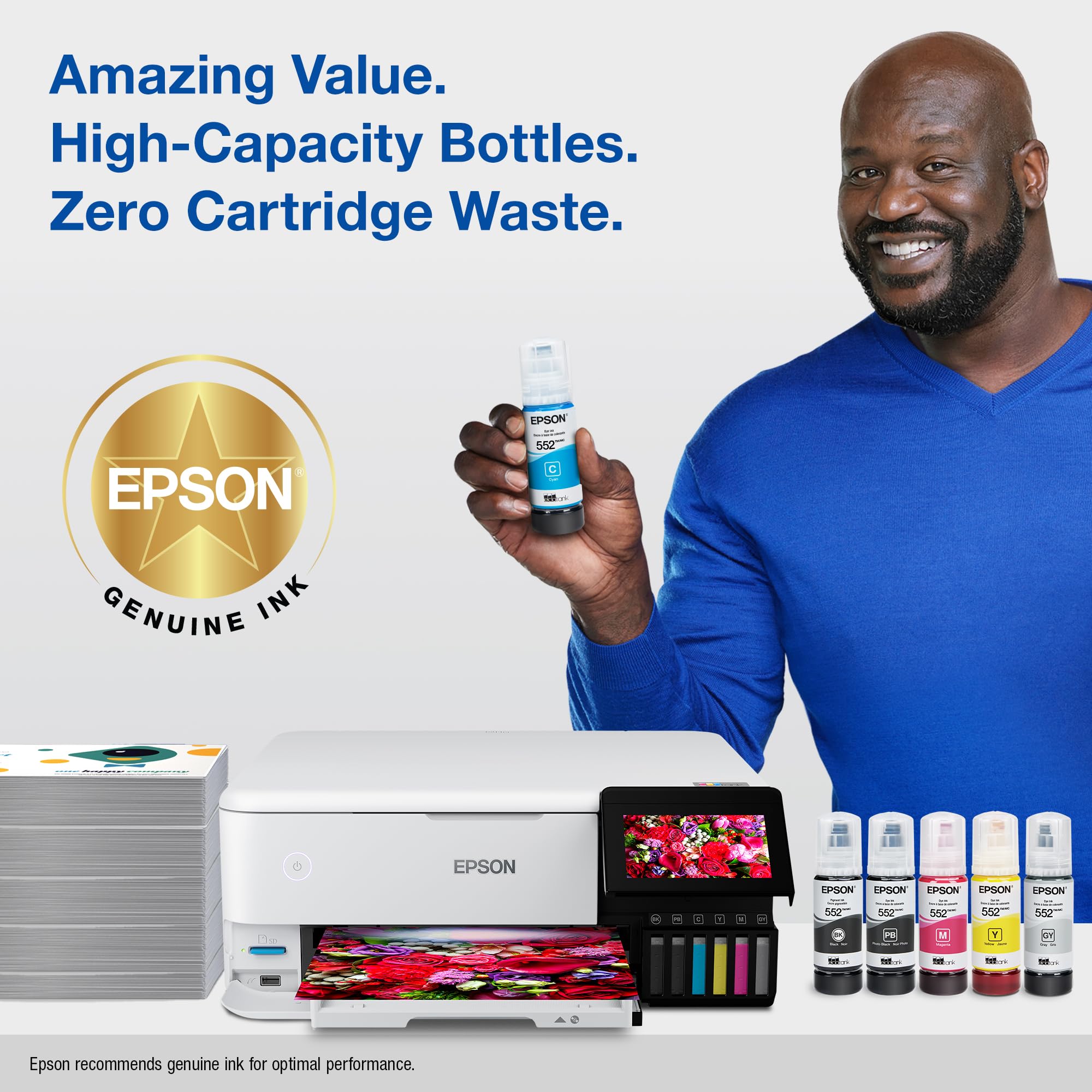 Epson Claria ET Premium T552120 High Capacity Bottle Ink - Photo Black