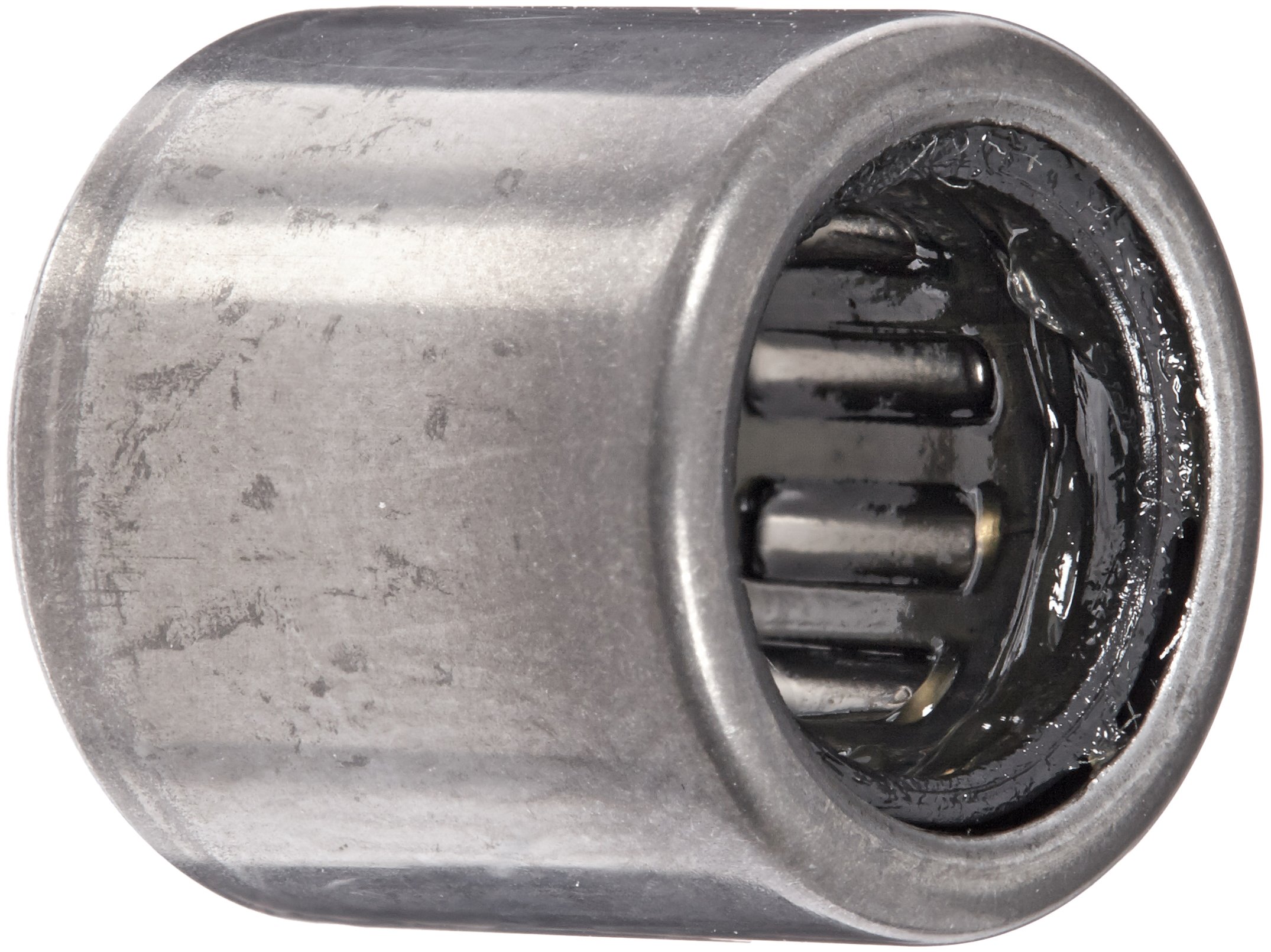 INA - HK0812-2RS HK08122RS Needle Roller Bearing, Caged Drawn Cup, Outer Ring and Roller, Steel Cage, Open End, Double Sealed, Metric, 8mm ID, 12mm OD, 12mm Width, 20000rpm Maximum Rotational Speed
