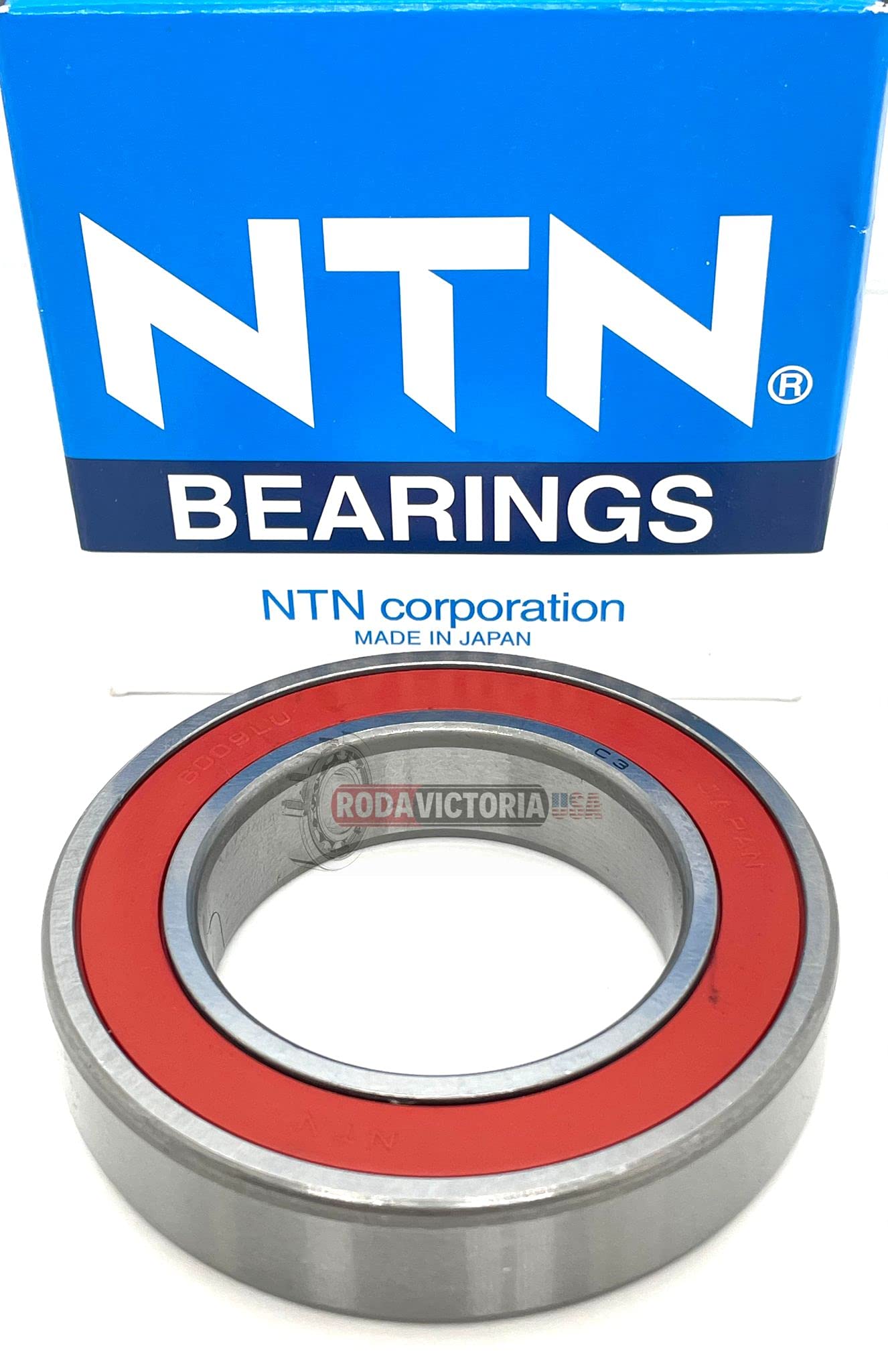 NTN 6009 LLU C3 Deep Groove Radial Ball Bearing 45x75x16mm 6009 RS 6009-2RS