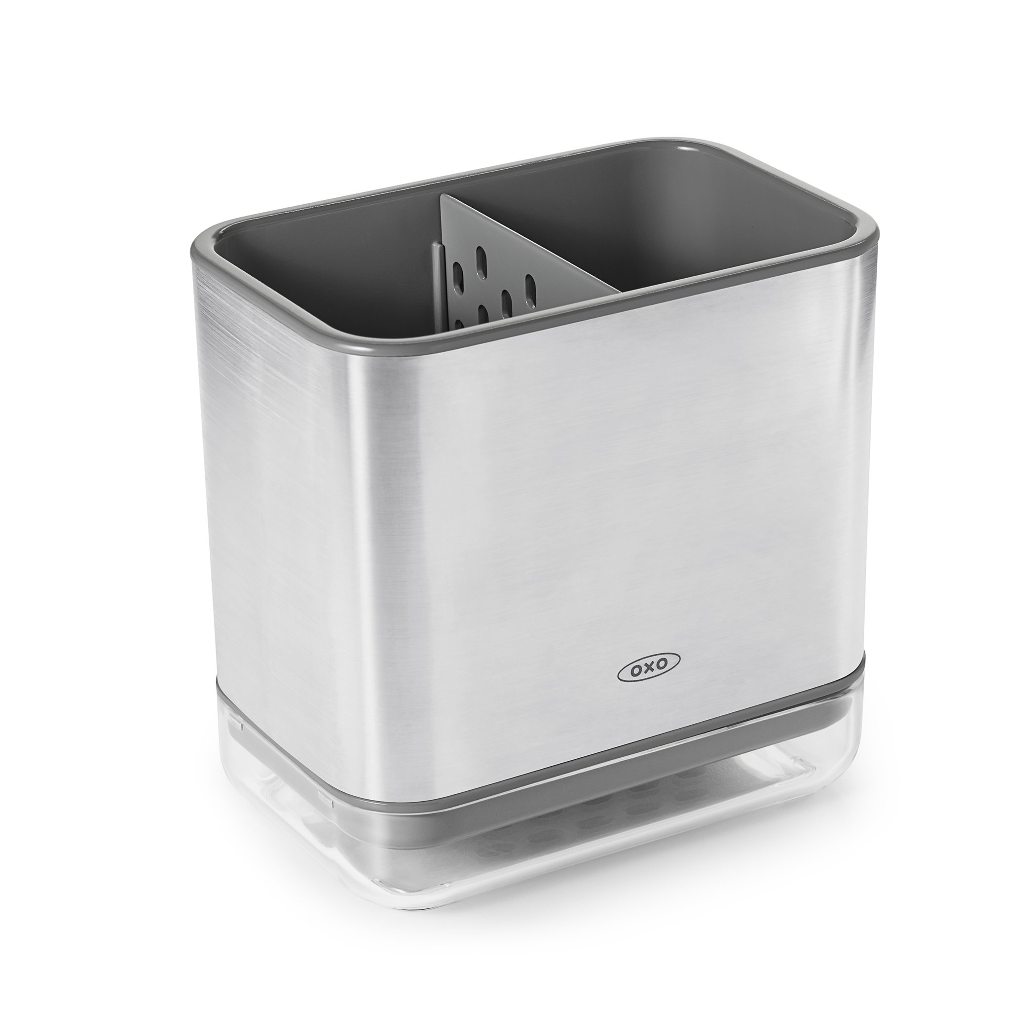 OXO Good Grips SimplyTear Paper Towel HolderĀ - Stainless Steel & Stainless Steel Good Grips Sinkware Caddy, One Size