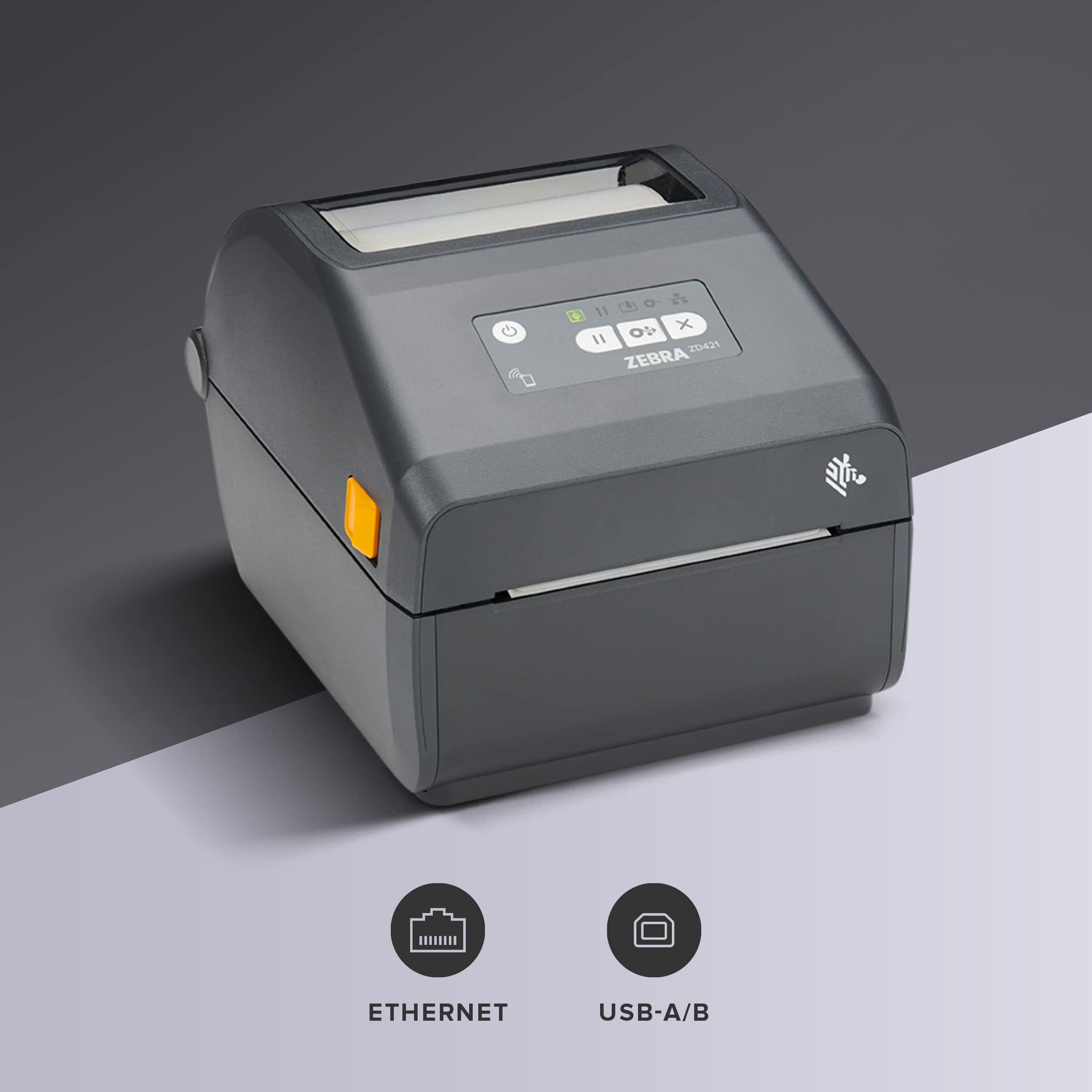 Zebra ZD421 Direct Thermal Desktop Printer 300 dpi Print Width 4-inch USB Ethernet ZD4A043-D01E00EZ (Renewed)