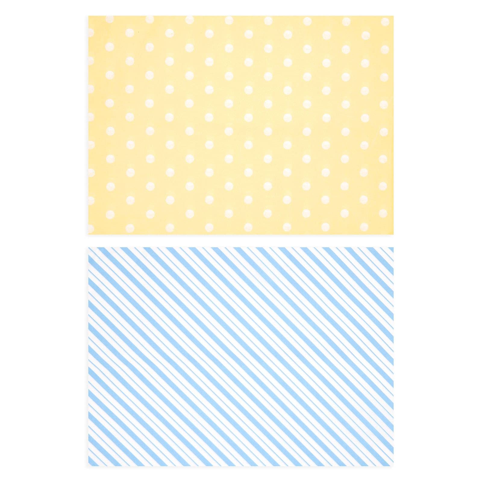 Decorative Tissue Paper for Gift Wrapping, 6 Printed Patterns (14x20 in, 120 Sheets)