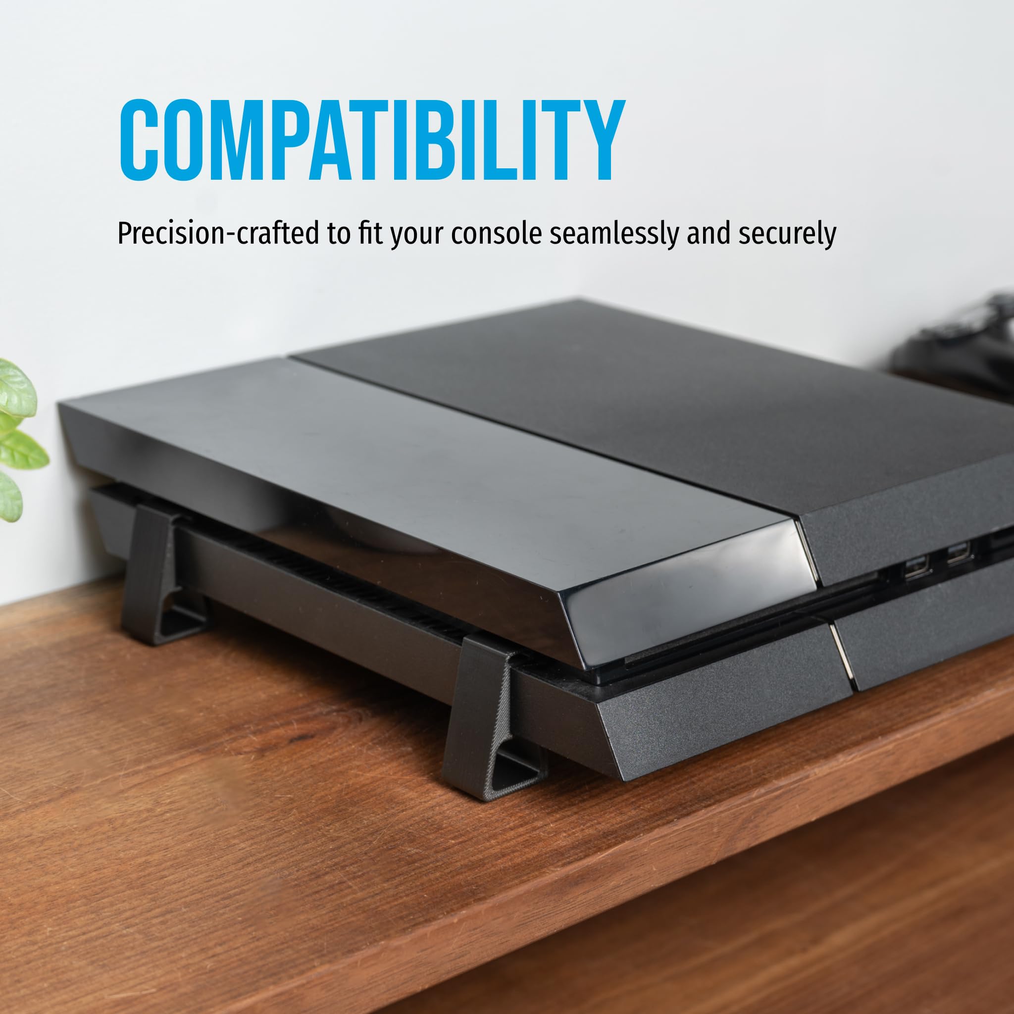 Glistco Simple Feet - Horizontal Stand/Feet Compatible with PlayStation 4 (Original)