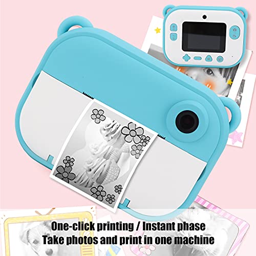 Digital Camera, One‑Click Kids Camera for Kid for Children(Blue)