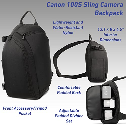 Ultimaxx Advanced Canon R5 C Mirrorless Cinema Camera Bundle - Includes: 128GB Extreme Memory Card, 2X Replacement Batteries, 160 LED Video Light, Lightweight 60” Tripod & Much More (25pc Bundle)