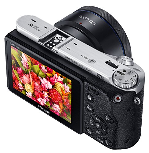 Samsung Electronics EV-NX500ZBMIUS NX500 28 MP Wireless Smart Compact System Camera with Included Kit Lens