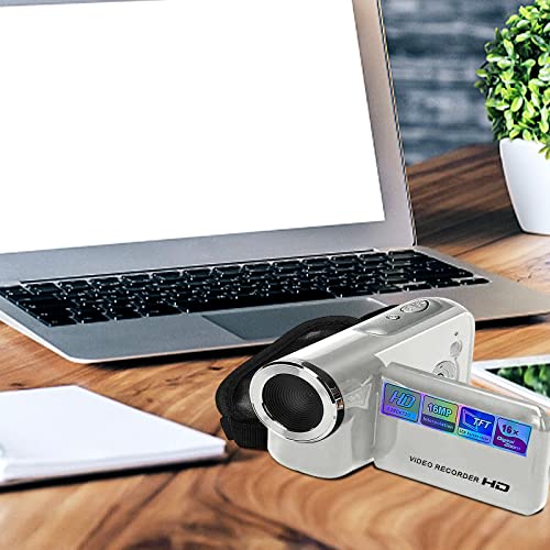 Digital Camera, 2 Inch Small Compact Video Recorder for Kids Adults Boys Girls Students, Rechargeable Waterproof 1080P 16X Zoom 16MP