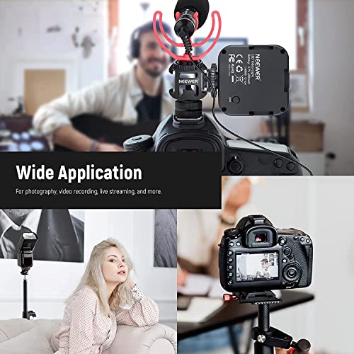 NEEWER 8 PCs Hot Shoe Mount Adapter Kit, Including Triple Cold Shoe Mount, 1/4β Screw Adapter, Flash Stand Bracket, and Hot Shoe Cover for DSLR Camera, LED Light, Microphone, Light Stand, Monitor