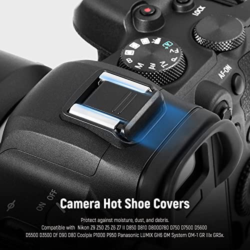 NEEWER 8 PCs Hot Shoe Mount Adapter Kit, Including Triple Cold Shoe Mount, 1/4β Screw Adapter, Flash Stand Bracket, and Hot Shoe Cover for DSLR Camera, LED Light, Microphone, Light Stand, Monitor