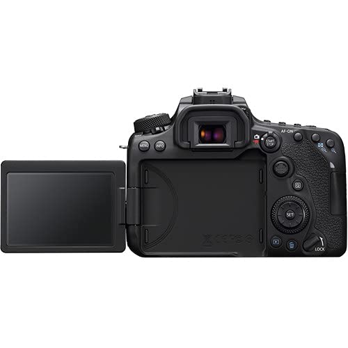 90D DSLR Camera (Body Only) Bundle + Microfiber Cloth - 3616C002 (Renewed)