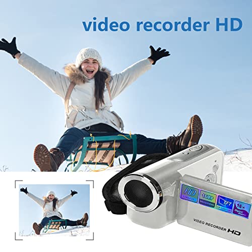Digital Cameras Point and Shoot Digital Camera, 16MP Children's Camera 16X Zoom, Full HD Rechargeable Electronic Mini Camera for Students, Teens, Kids