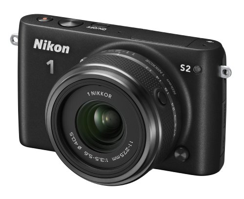 Nikon 1 S2 Digital Camera with 1 NIKKOR 11-27.5mm f/3.5-5.6 Lens (Black)