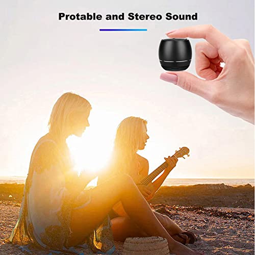 Aresrora Portable Bluetooth Speakers,Outdoors Wireless Mini Bluetooth Speaker with Built-in-Mic,Handsfree Call,TF Card,HD Sound and Bass for iPhone Ipad Android Smartphone and More (Black)
