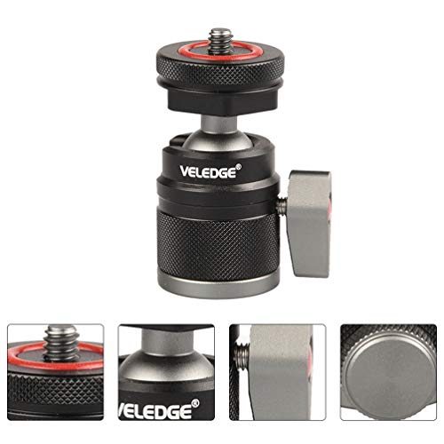 SOLUSTRE Camera Tripod Mini Microphone Tripod Mount Aluminum Alloy Camera Mount Adapter Microphone Stand Adapter Microphone Accessory for Camera Fill Light Black Camera Stand