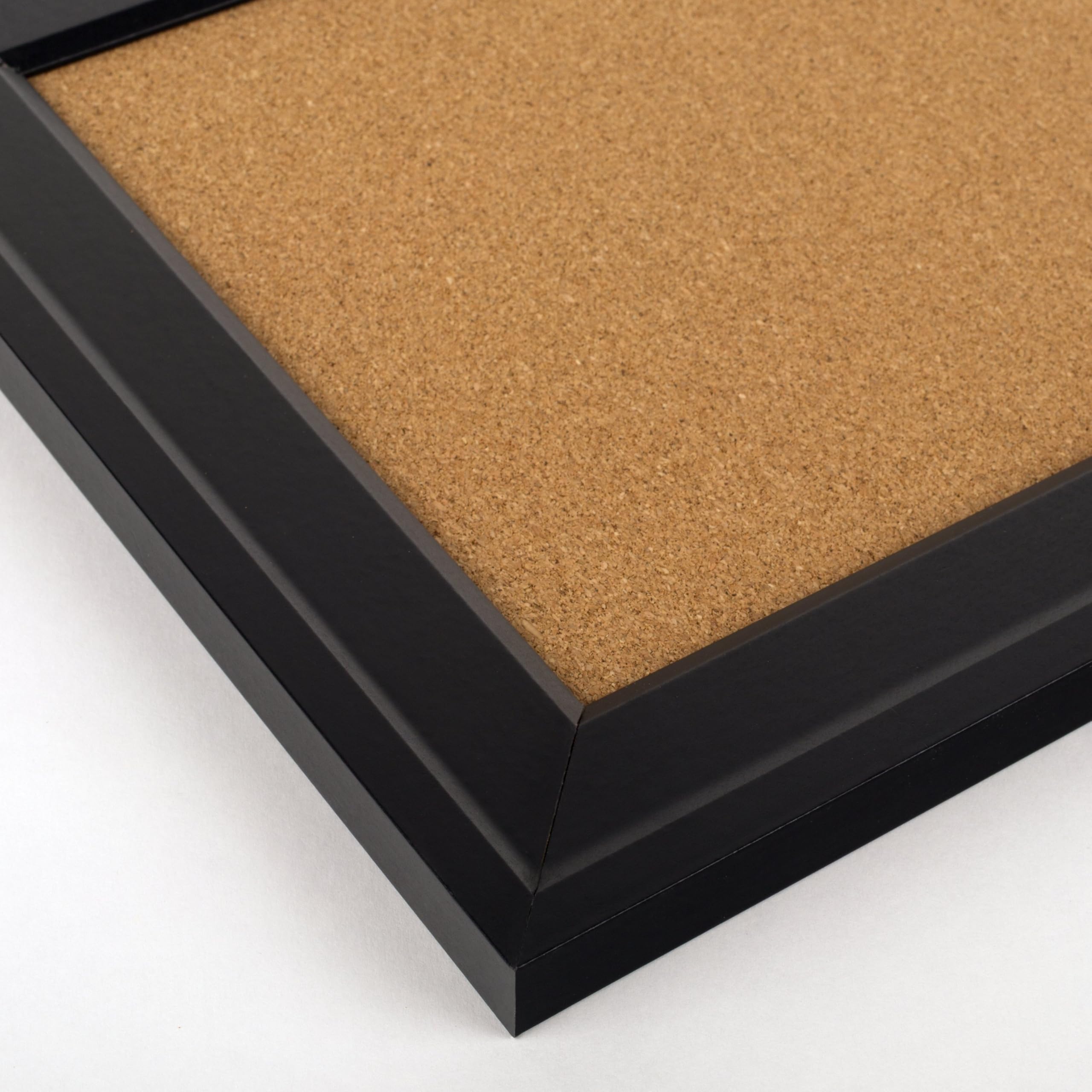 Quartet Cork Bulletin Board, 11โ x 17โ Framed Corkboard, Black Frame, Small Decorative Hanging Pin Board, Perfect for Office & Home Decor, Home School Message Board or Vision Board, Brown (79279)