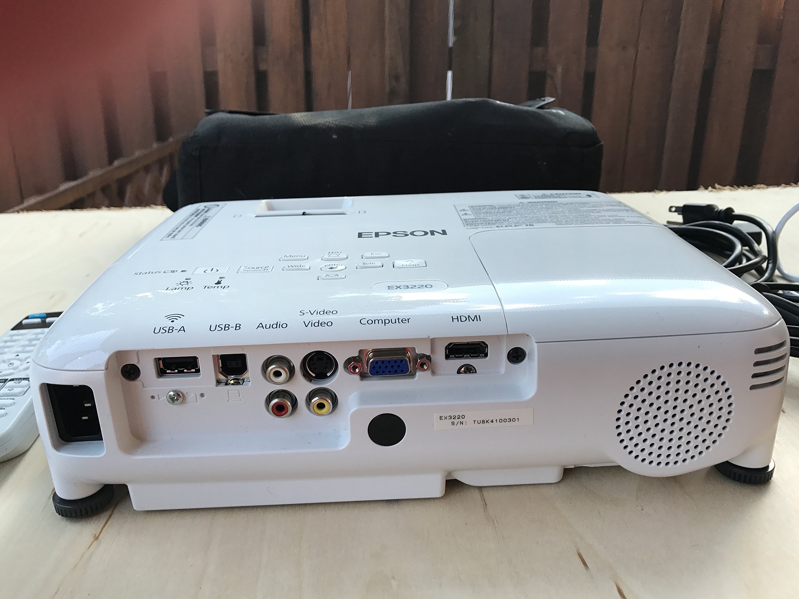 Epson EX3220, SVGA, 3000 Lumens Color Brightness (color light output), 3000 Lumens White Brightness, 3LCD Projector