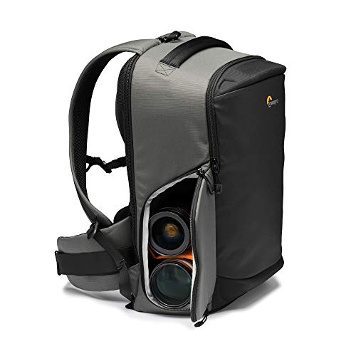 Lowepro Flipside BP 400 AW III Mirrorless and DSLR Camera Backpack - Dark Grey - with Rear Access - with Side Access - with Adjustable Dividers - for Mirrorless Like Sony α7 - LP37353-PWW