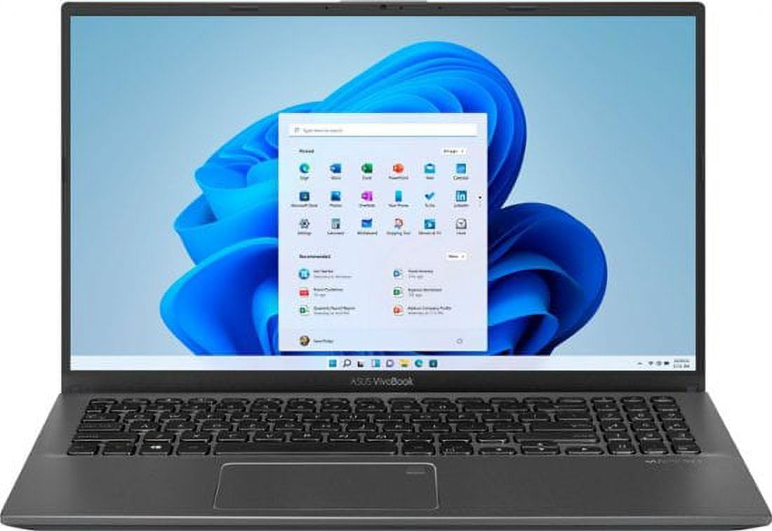 ASUS - Vivobook 15.6" Laptop 1600 x 768 (HD) - Intel 10th Gen i3-8GB Memory - 256GB PCIE SSD - Windows 11 Home in S Mode Intel HD Graphics 5000 Slate Grey