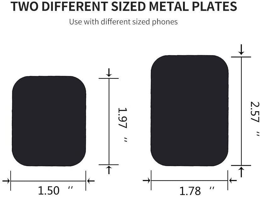Phone Magnet Sticker, JTS Mount Metal Plate, Cell Phone Magnetic Plate (10 Pack) for Phone Magnet, Magnetic Mount, Car Mount Magnet