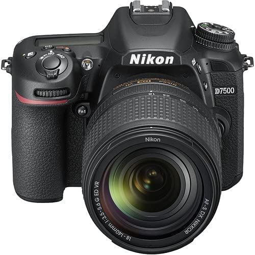 Nikon D7500 DSLR Camera with AF-S DX NIKKOR 18-140mm f/3.5-5.6G ED VR Lens + Nikon Gadget Bag & Accessory Bundle (Renewed)