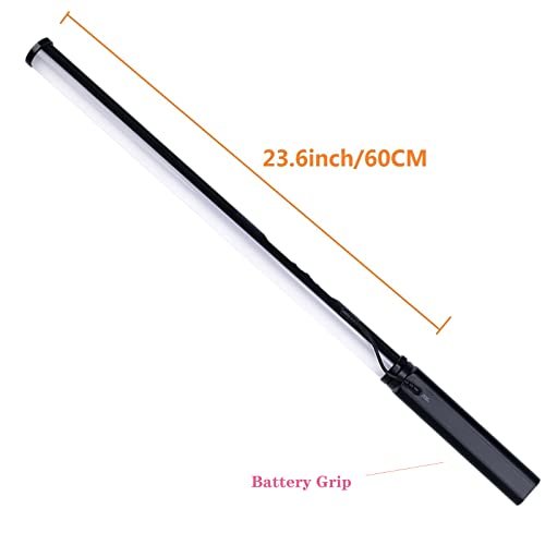 Aputure Amaran T2C RGBWW LED Tube Light 2500K to 7500K,Support APP and DMX Control (T2C 20W 23.6inch/60CM)