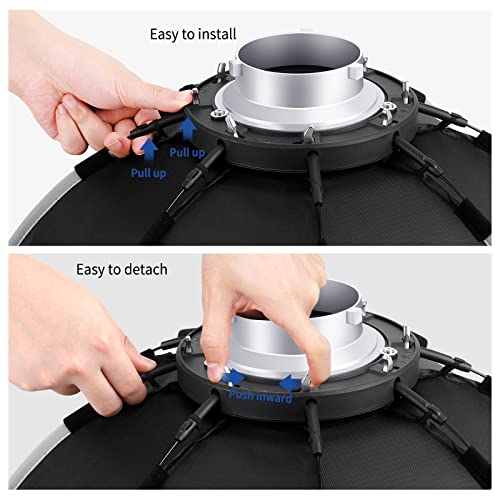 NEEWER 100W LED Video Light, 5600K Bowens Mount Continuous Lighting Kit with Stand, Softbox, CRI 97+,TLCI 97+ 11000Lux/m with 2.4G Remote for Video Recording,Wedding,Outdoor Shooting,YouTube (CB100)