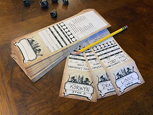 Character Trackers - Initiative Trackers and DM Reference Cards for 5th Edition
