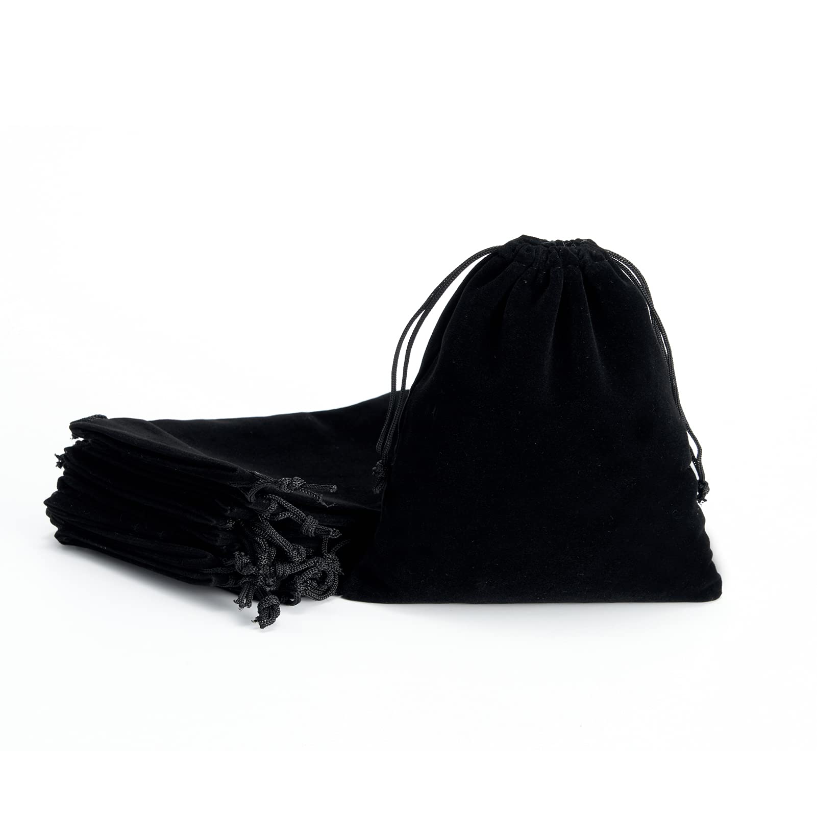 Tendwarm 20 Pcs 3x4 Inches Velvet Drawstring Bags Jewelry Pouches Candy Bags Christmas Wedding Favors