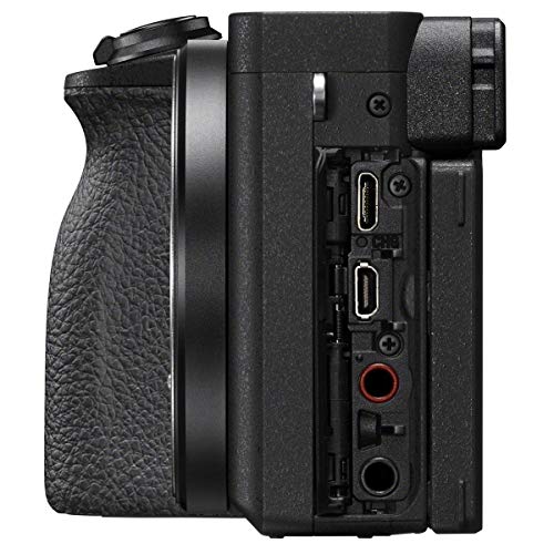 Sony Alpha a6600 Mirrorless Digital Camera with 18-135mm Lens Tripod Bundle with Vanguard Carbon Fiber Tripod, Bag, 64GB SD Card, Filter Kit