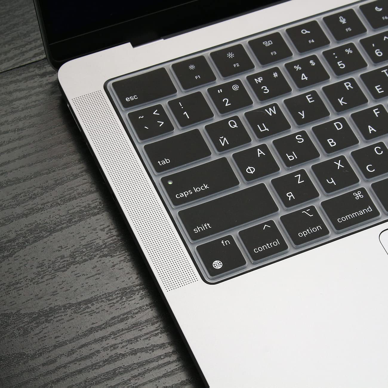 ProElife Russian Keyboard Cover Skin for 2024-2022 MacBook Air 13.6 15 inch M3 M2 A3113/A3114/A2681/A2941 & 2024-2021 MacBook Pro 14 16.2 inch M4 M3 M2 M1 Pro/Max Accessory