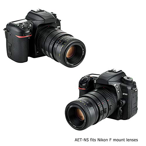 JJC F Mount Auto Focus Macro Extension Tube Set for Nikon D850 D750 D780 D3500 D3400 D7500 D7200 D7100 D7000 D5600 D5500 D5300 D5200 D5100 D5000 D3300 D3200 D3100 D800 D810 D700 D610 D600 D500 & More